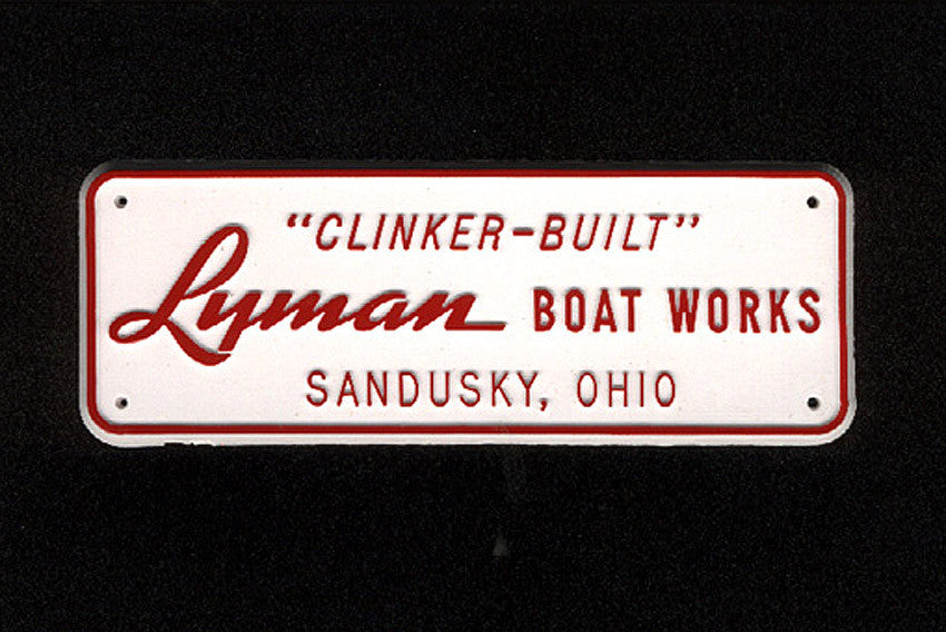 Lyman Boat Works Builders Plate – Lyman Boats LLC